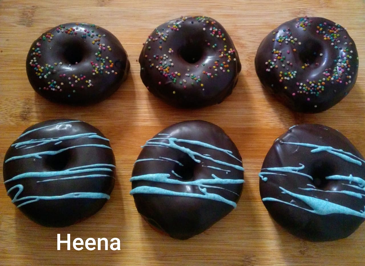 Eggless doughnut - Mary's Kitchen